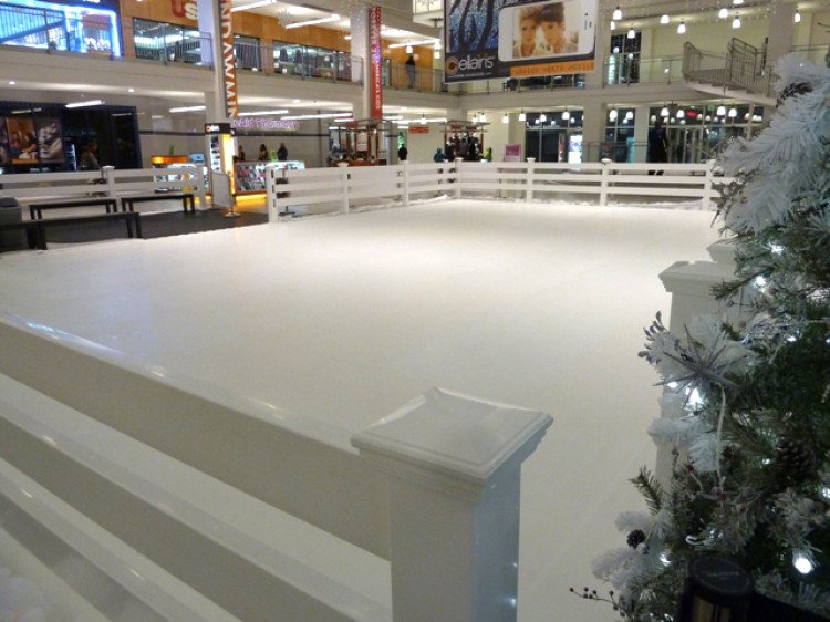 SYNTHETIC ICE RINK 40' by 60' Fully Staffed - Inflatable Adventures in ...