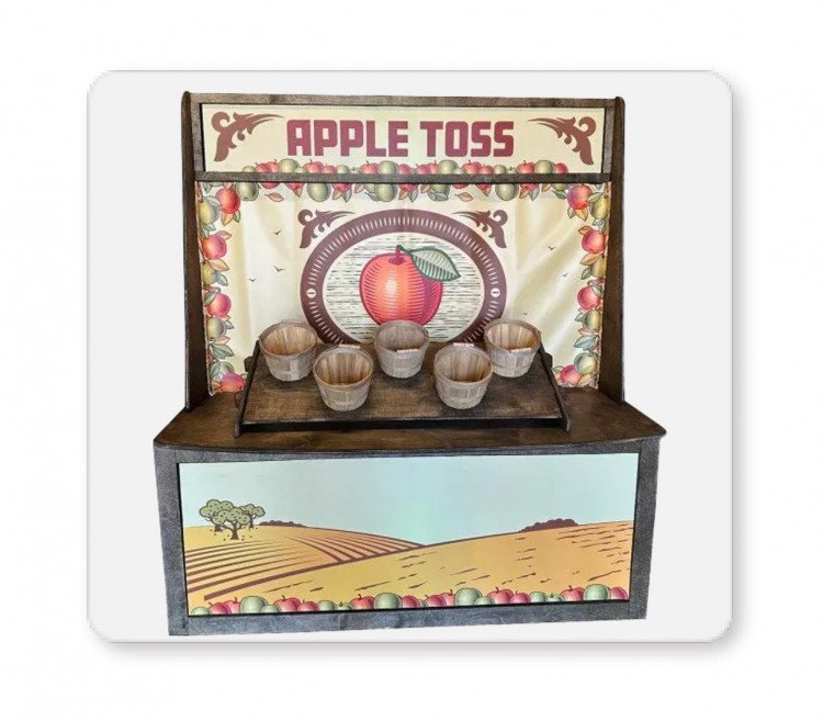 Apple Toss Premium Wood Games - Inflatable Adventures in Sacramento, CA