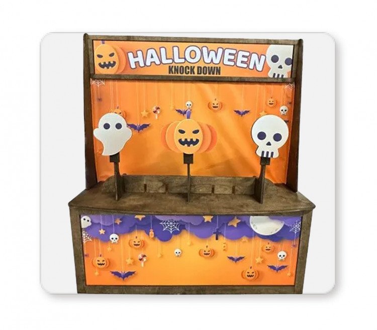 Halloween Knockdown Premium Wood Games - Inflatable Adventures in ...