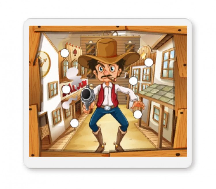 Western Shooting Gallery with Carnival Tent Package 8' x 8 ...