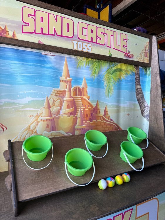 SAND CASTLE TOSS - Inflatable Adventures in Sacramento, CA