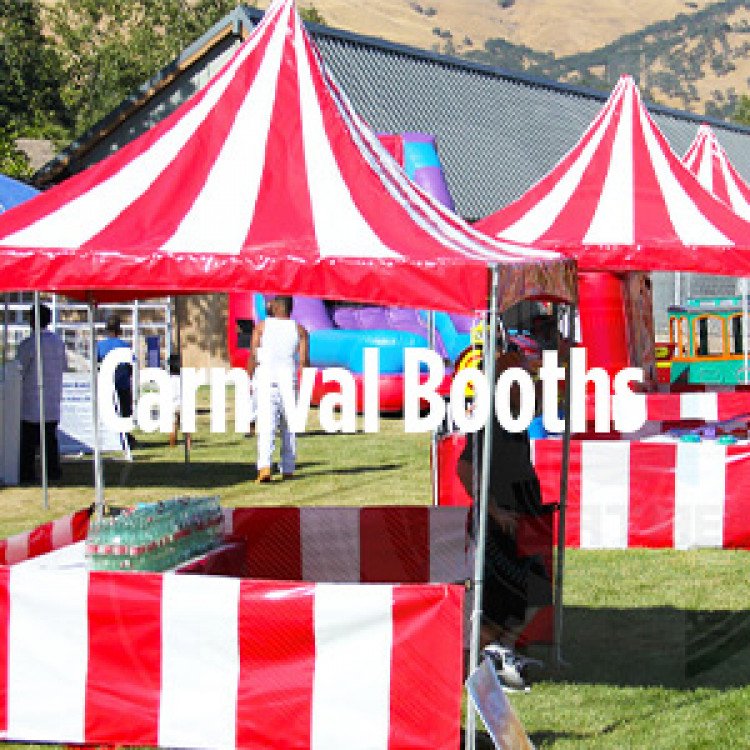 Carnival Booths & Tents - Inflatable Adventures in Sacramento, CA